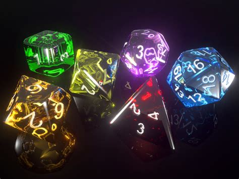 RPG Dice Set By JihCe On DeviantArt