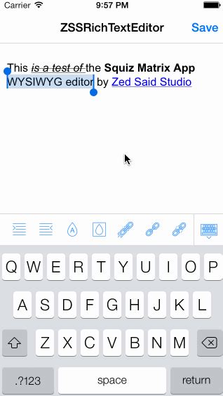 GitHub Nnhubbard ZSSRichTextEditor A Beautiful Rich Text WYSIWYG Editor For IOS With A Syntax