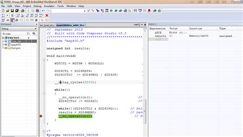 I2041 Sd24 Exception Msp Low Power Microcontroller Forum Msp Low Power Microcontrollers Ti