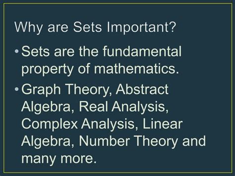 Unary And Binary Set Operations Pptx