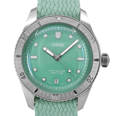 Oris 01 733 7771 4057 07 3 19 03s Divers 65 Green Dial Auto Corso Vinci