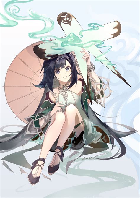 Lan Yan Genshin Impact Drawn By Shirix Danbooru