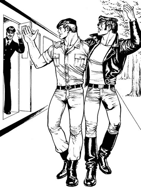 Queer Icon Tom Of Finlands Homoerotic Drawings Come To London