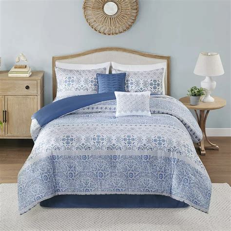 Madison Park Noa 6 Piece Comforter Set With Shams And Throw Pillows