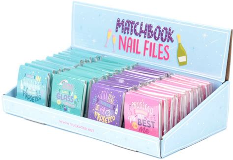 Prosecco Slogans Matchbook Nail File 43513 Fashion Accessories