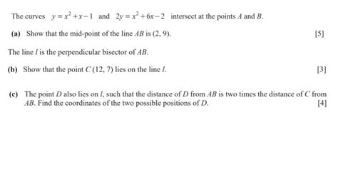 Quadratics Past Paper Questions Igcse Additional Maths Cambridge