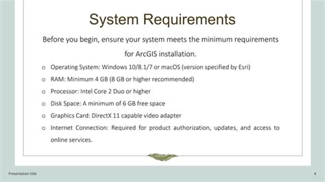 Arcgis Installation Procedure Ppt Pptx