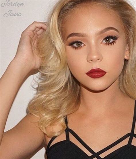 Pin By Aubree On Model Jordyn Jones Celebrity Makeup Jorden Jones