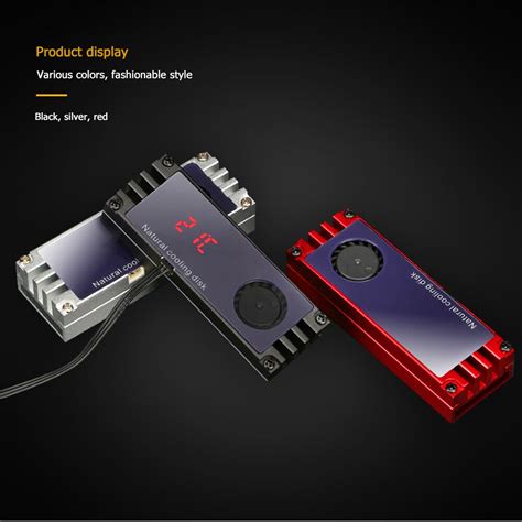 M2 SSD Heatsink Cooler Temperature OLED Digital Di Grandado