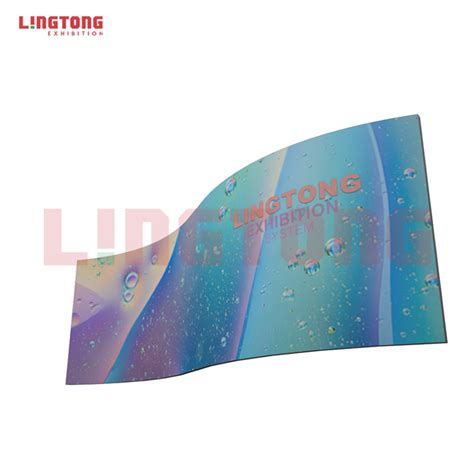 Rip Ripple Wall Tension Fabric Structure Lingtong Exhibition System
