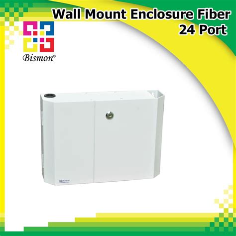ตู้เก็บสายไฟเบอร์ออฟติกแบบภายในอาคาร 24 Port Wall Mount Enclosure Fiber Bismon กล่องเปล่า