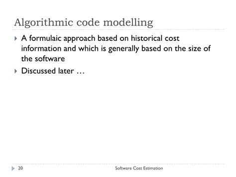Ppt Software Cost Estimation Powerpoint Presentation Free Download
