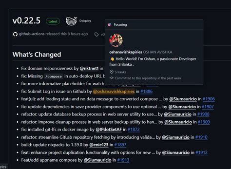 Made My First Open Source Contribution To Dokploy Oshan Avishka