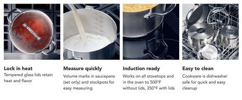 Kitchenaid 3 Ply Base Stainless Steel Cookware Induction Pots And Pans