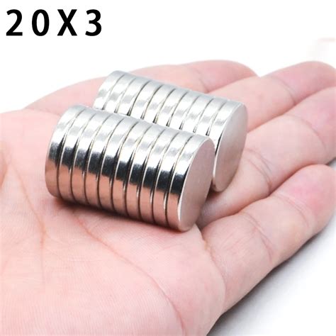 10x3mm 12x3mm 15x3mm 20x3mm 25x2mm 소형 라운드 네오디뮴 자석 희토류 강력한 강력한 영구 냉장고