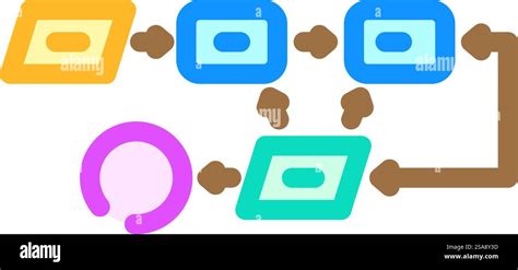 Apriori Algorithm Color Icon Vector Apriori Algorithm Sign Isolated