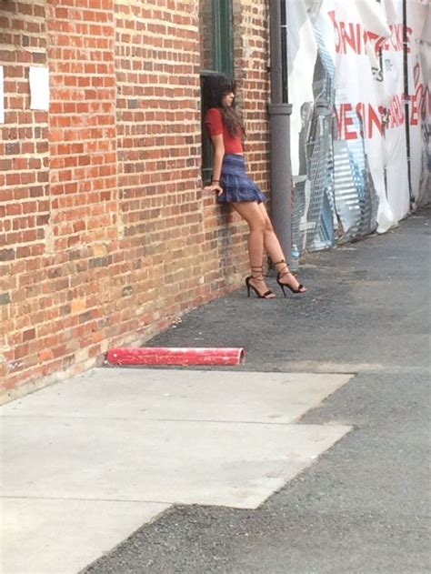 Camila Cabello In Short Skirt On Stage At A Soundcheck In Charlotte 07