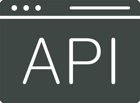 Api Icon Vector Image Suitable For Mobile Apps Web Apps And Print