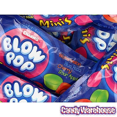 Charms Blow Pop Minis 2 Ounce Packs 24 Piece Display Bestcandyshop