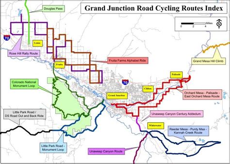 Grand Junction Colorado Area Map