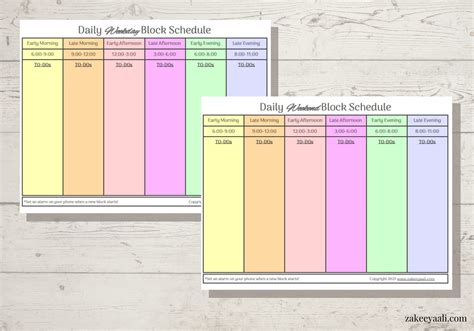 Why I Prefer Block Scheduling To Plan My Days As A Mother Zakeeya Ali