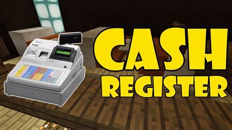 How To Make Cash Register Minecraft Pe Pocket Edition Mcpe Youtube
