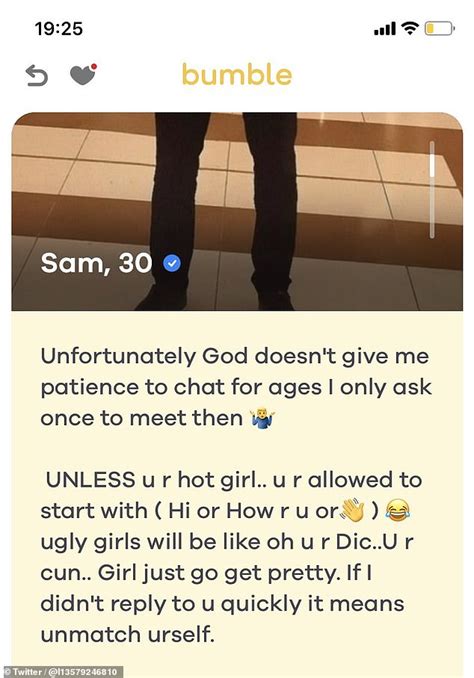 Dating App Users Share Profile Turn Offs From Shallow Requirements To Empty Bios To ANY