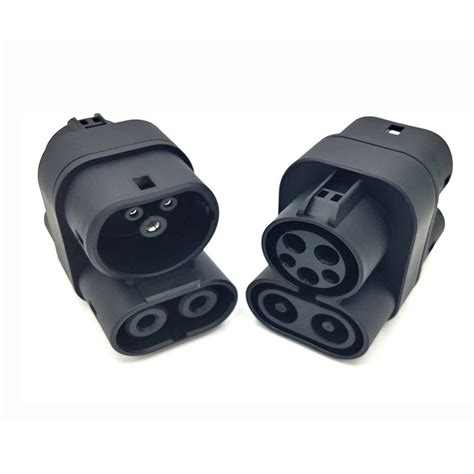 Ccs Combo 1 To 2 Connector Fast Charger Plug Evse Adapter Socket For Electric Vehicle Car
