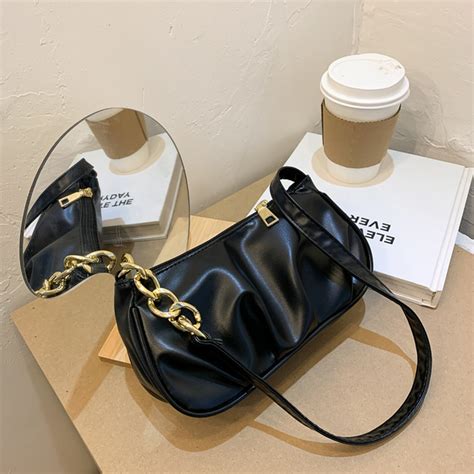 Cloud Pleated Causal Handbag Womens Dumpling Tote Armpit Bag Shopping