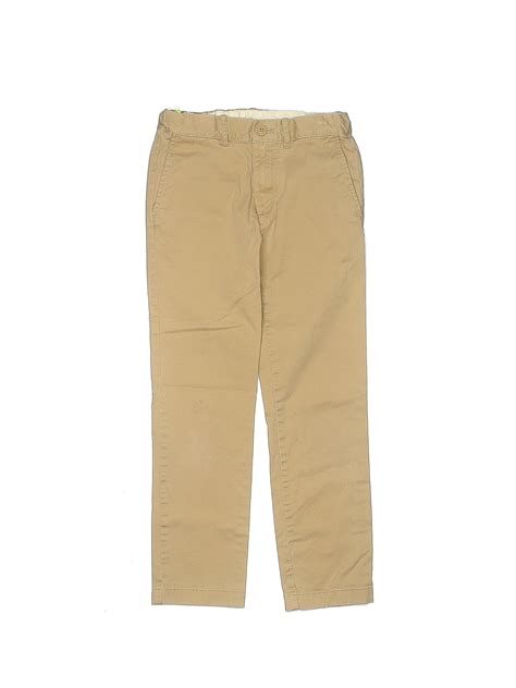 Crewcuts Solid Tan Khakis Size 10 69 Off Thredup