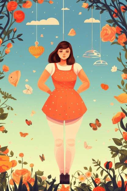 Premium Ai Image Body Positive I Love My Body