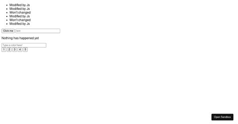 Dom Codesandbox