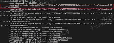 Kingbasees V8r6 运维案例 Ksql访问动态库问题 Csdn博客