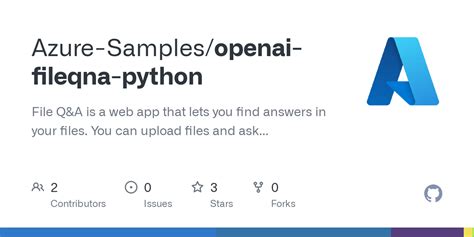 Github Azure Samplesopenai Fileqna Python File Qanda Is A Web App