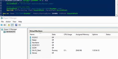 Cloning VMs In Hyper V