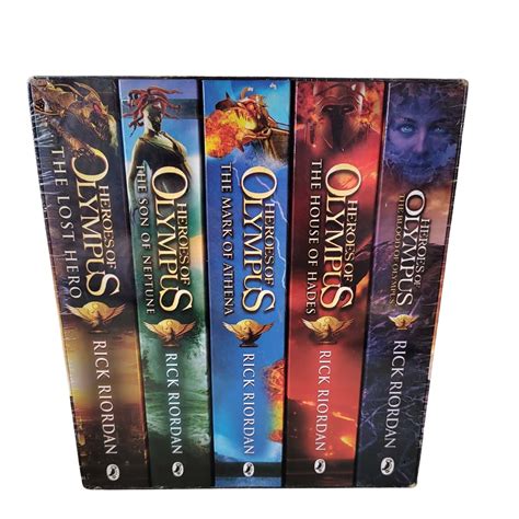 The Heroes Of Olympus Complete Collection Books 1 5 Box Set Puffin