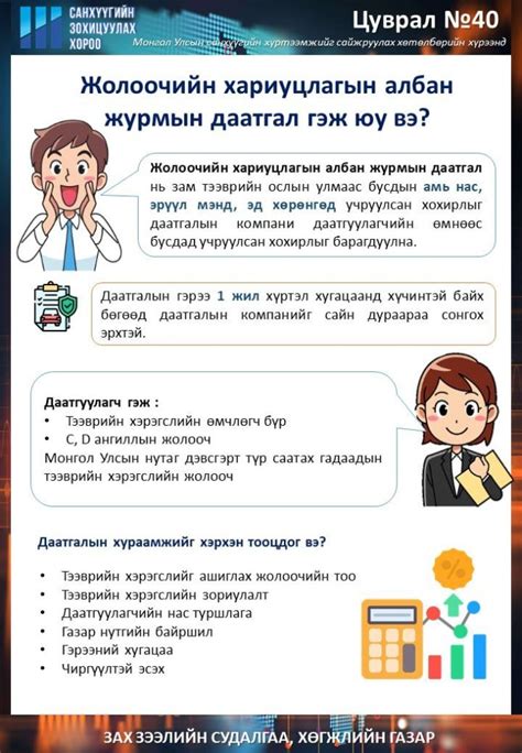 ЖОЛООЧИЙН ХАРИУЦЛАГЫН АЛБАН ЖУРМЫН ДААТГАЛ ГЭЖ ЮУ ВЭ Khudermunkh Mn