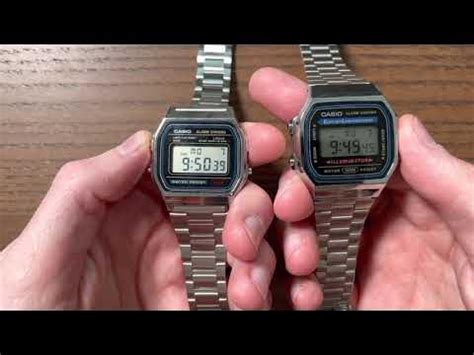 Casio A158 Vs A168 And Why I Prefer The A168 Youtube
