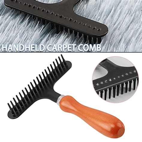 Weisipu Carpet Rake Groomer Carpet Rake Carpet Rake For Pile Rugs