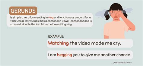 Gerunds And Infinitives Rules Examples