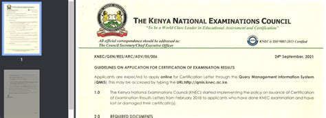 Knec How To Easily Replace A Lost KCPE Or KCSE Examination Certificate Newsblaze Co Ke