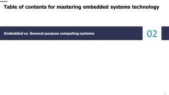 Mastering Embedded Systems Technology Powerpoint Presentation Slides PPT Sample