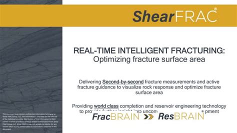 Real Time Intelligent Fracturing Optimizing Fracture Surface Area Pptx