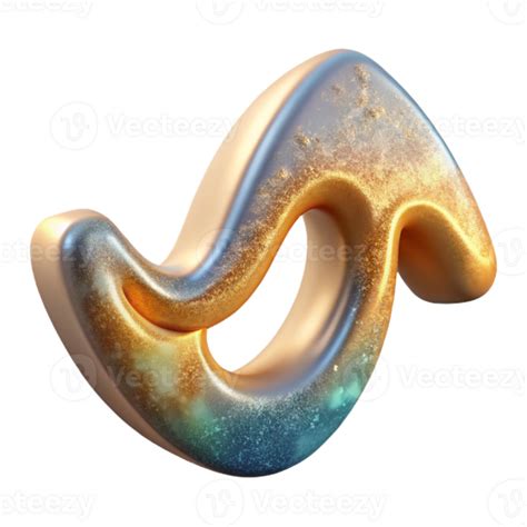 Vibrant Vintage Integral Symbol Isolated For Calculus Graphics