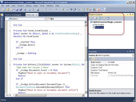 my first plug in inventor api 开发从0开始 课程2 myfirstinventorplugin
