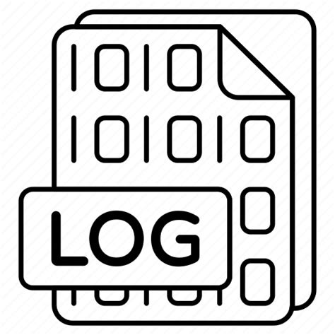 Log File File Format Filetype File Extension Document Icon Download On Iconfinder
