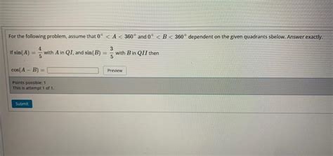 Solved For The Following Problem Assume That Chegg