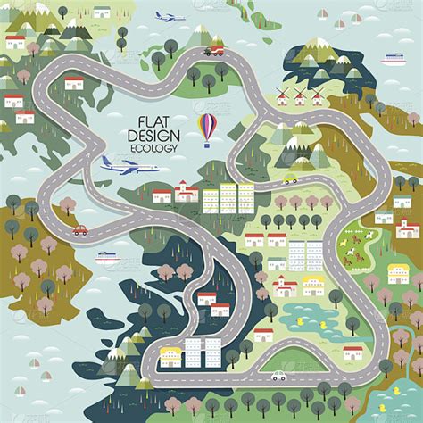 俯视图的生态学概念在平