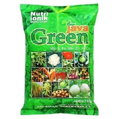 jual nutrisi daun pupuk micro lengkap javagreen java green java