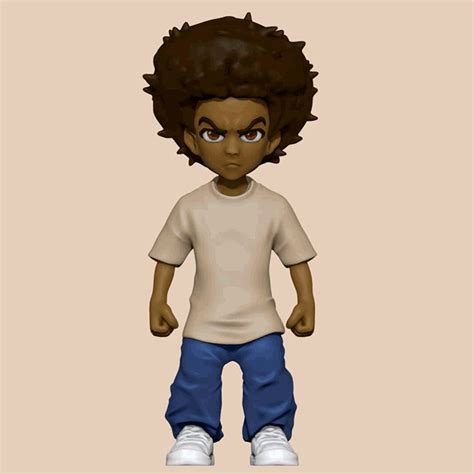 Archivo Stl Huey Freeman The Boondocks Fan Art 🎨 ・diseño Para